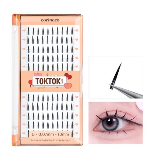 CORINGCO Toktok-Hara Bold Eyelash 100pcs (3 Types) - JOSEPH BEAUTY